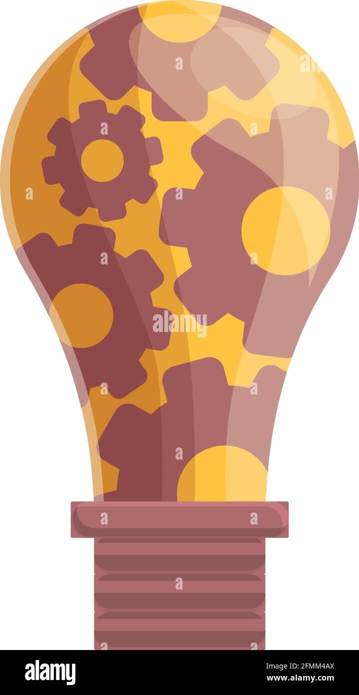 Smart lightbulb icon. Cartoon of Smart lightbulb vector icon for web ...