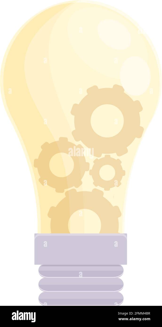 Smart lightbulb system icon. Cartoon of Smart lightbulb system vector ...