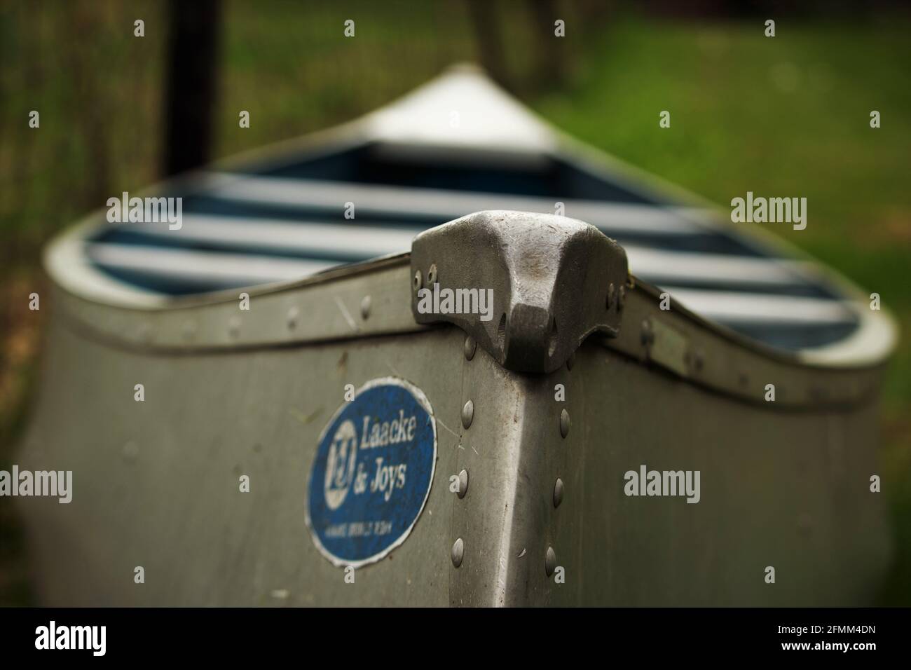 Silver metal canoe hi-res stock photography and images - Alamy