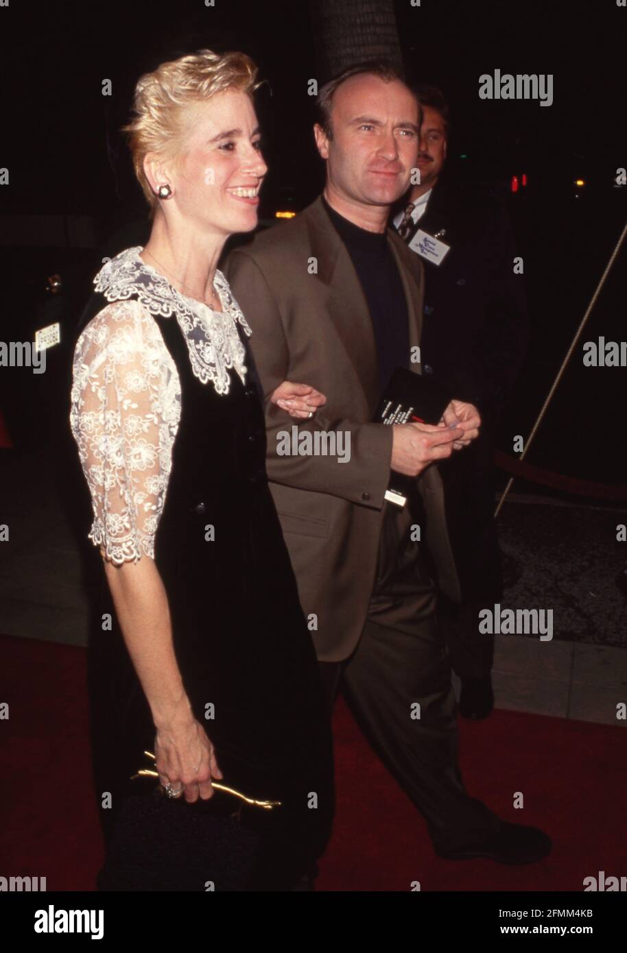 Phil Collins and wife Jill Circa 1980's Credit: Ralph Dominguez ...