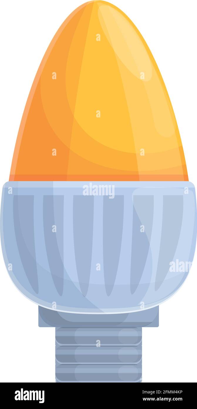 Smart lightbulb led icon. Cartoon of Smart lightbulb led vector icon ...