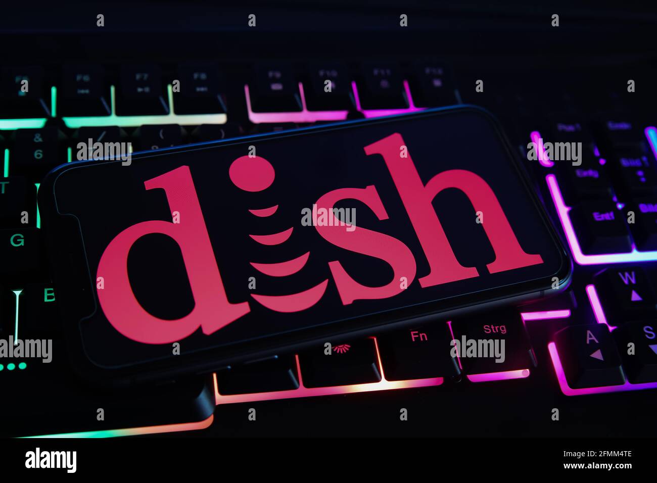 Dish network logo hi-res stock photography and images - Alamy