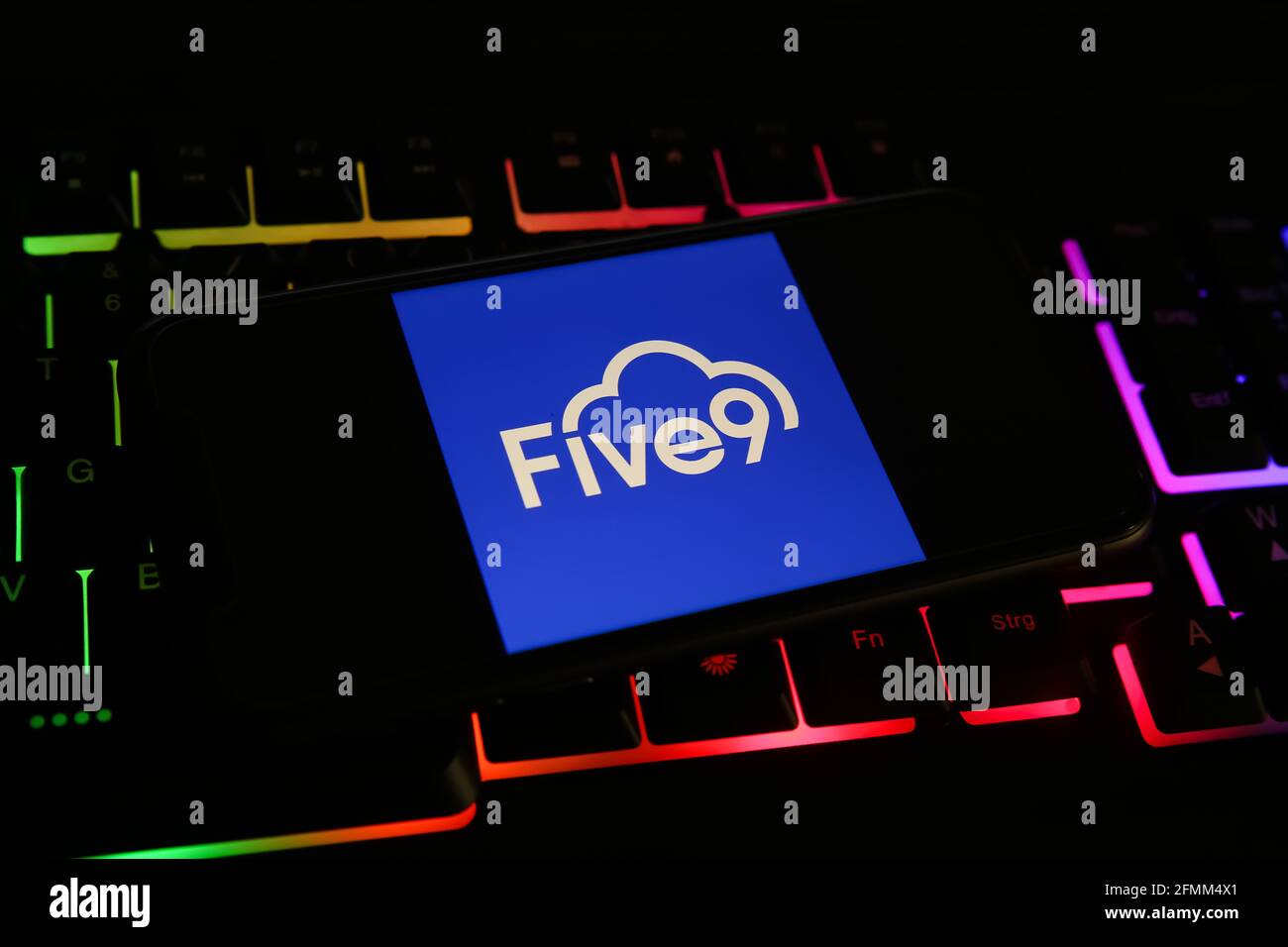 Five9 logo hi-res stock photography and images - Alamy