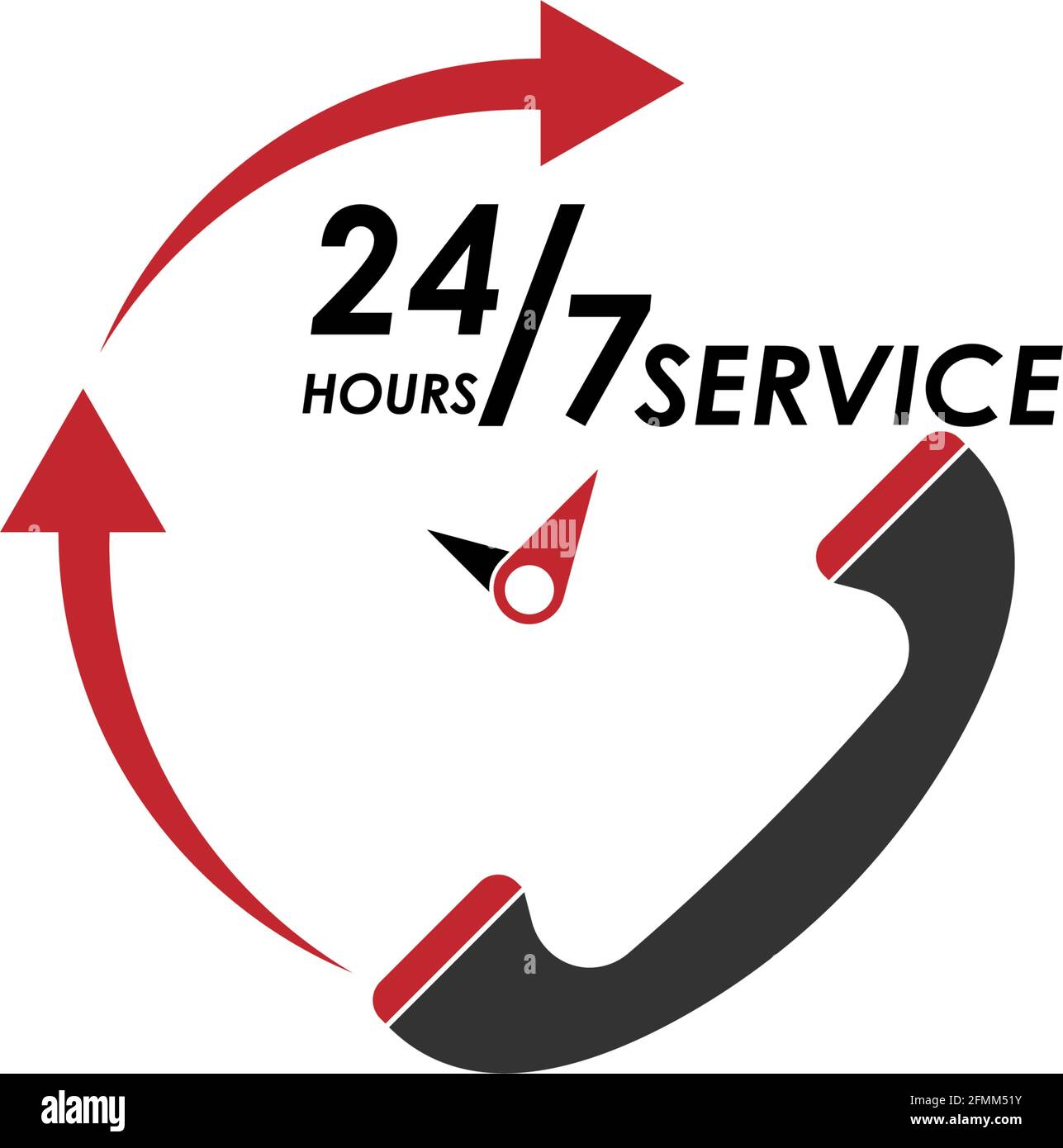 24 Hour icon logo vector illustration design template Stock Vector ...