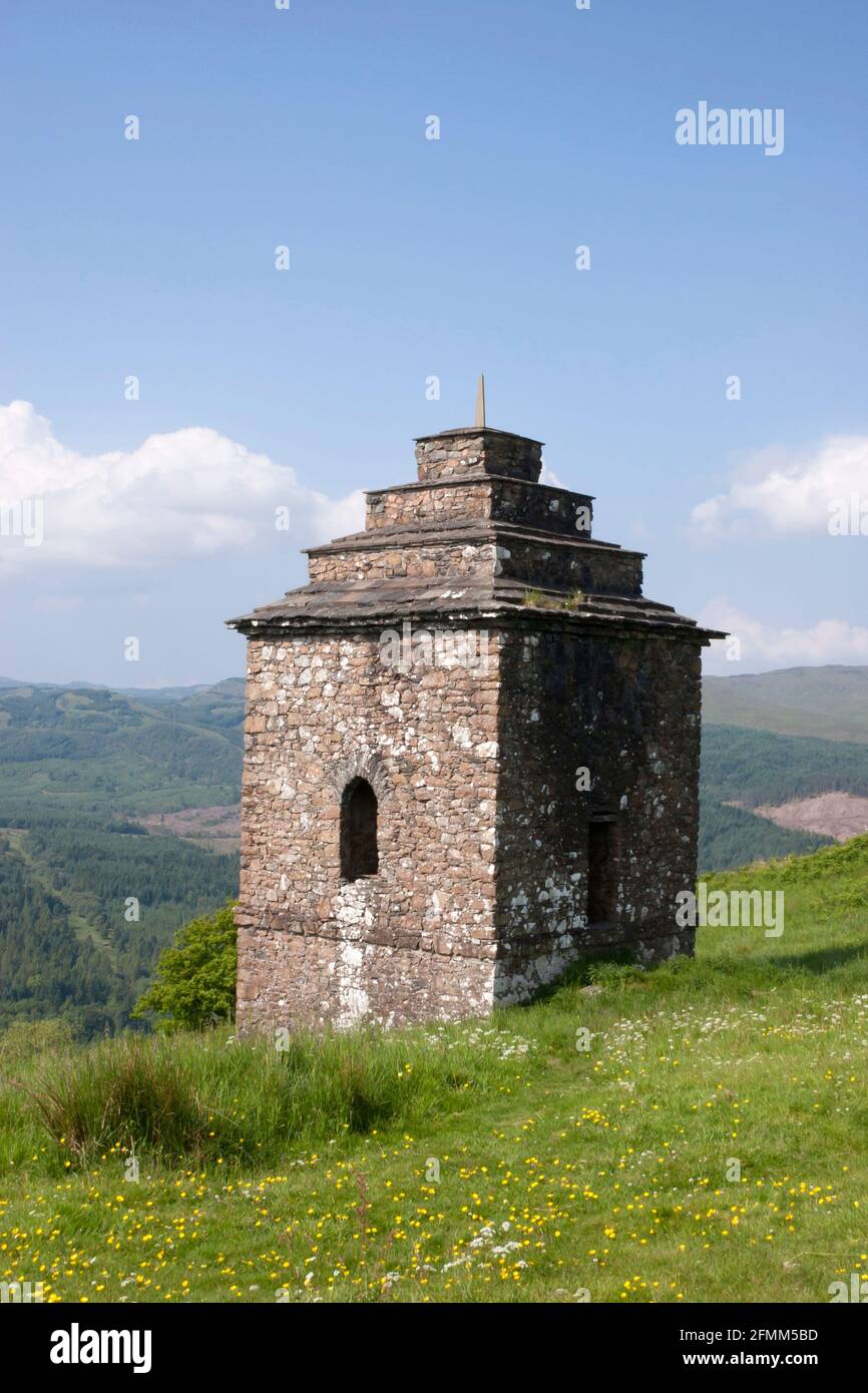 Dun na Cuaiche Watchtower, Inveraray, Argyll, Scotland Stock Photo - Alamy