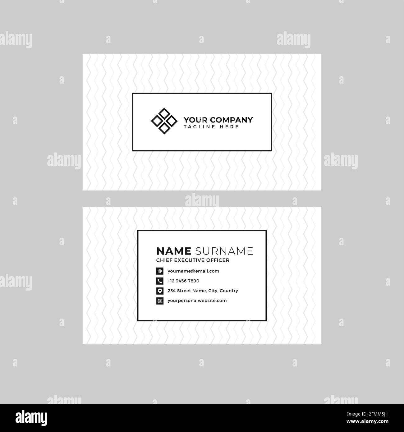 Vector vectors logo illustration stationary Black and White Stock ...
