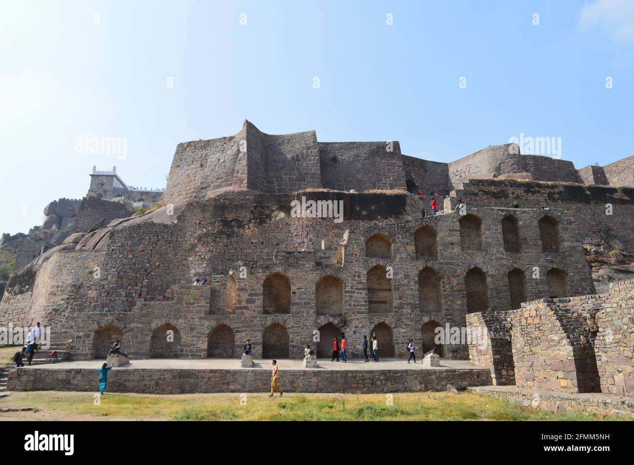 Golconda (Golkonda) Fort Stock Photo - Alamy