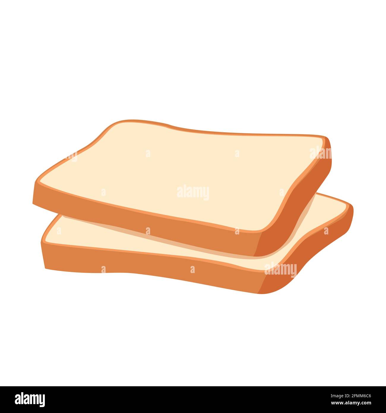 Cartoon vector illustration isolated object delicious flour food bakery ...