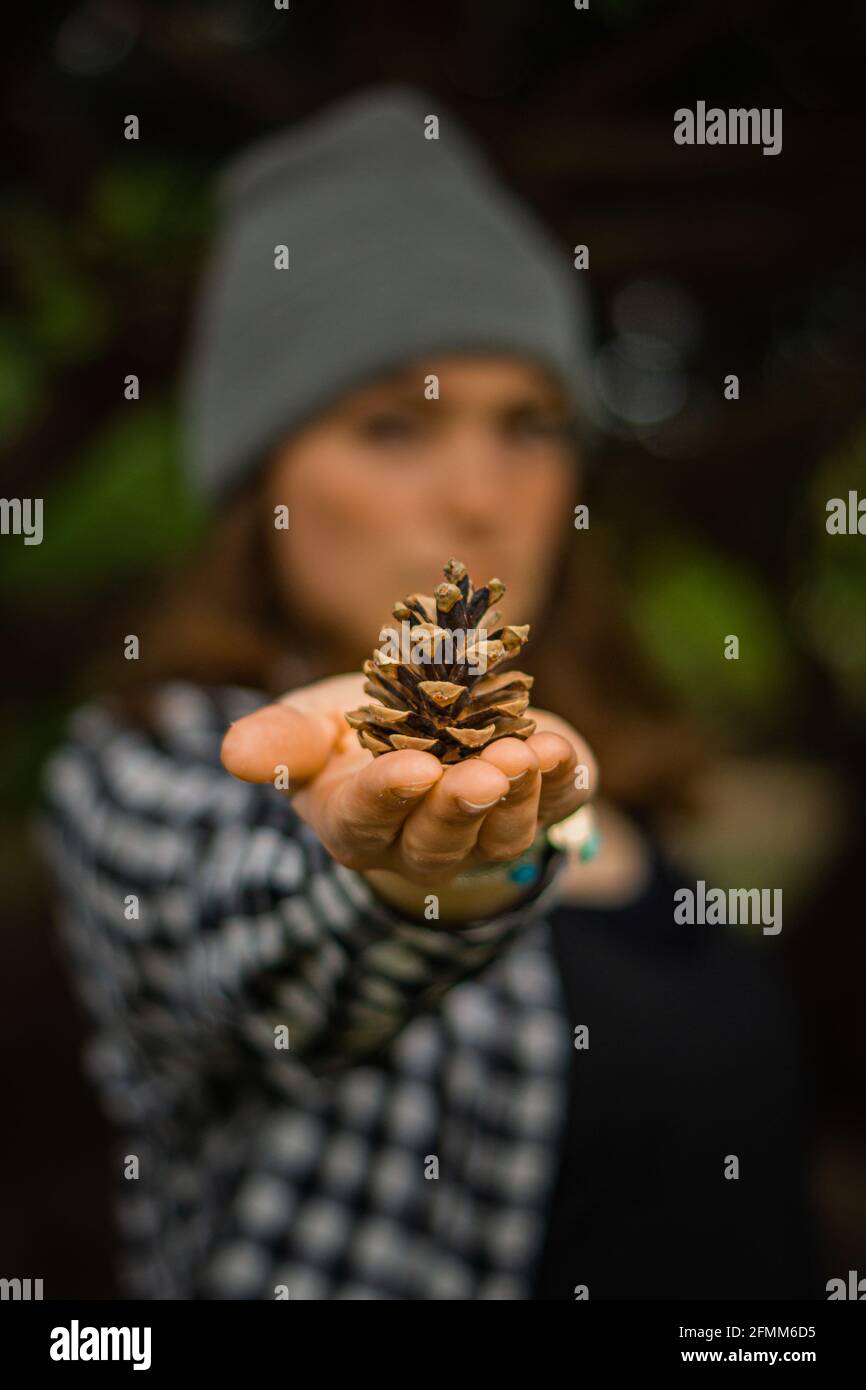Young female cone hi-res stock photography and images - Alamy