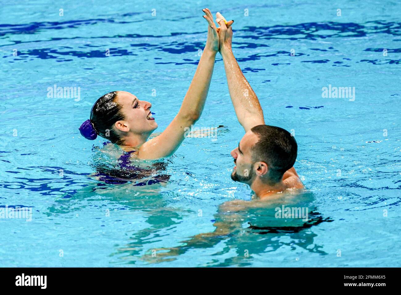 BUDAPEST, HUNGARY - MAY 10: Emma Garcia Garcia of Spain and Pau Ribes ...