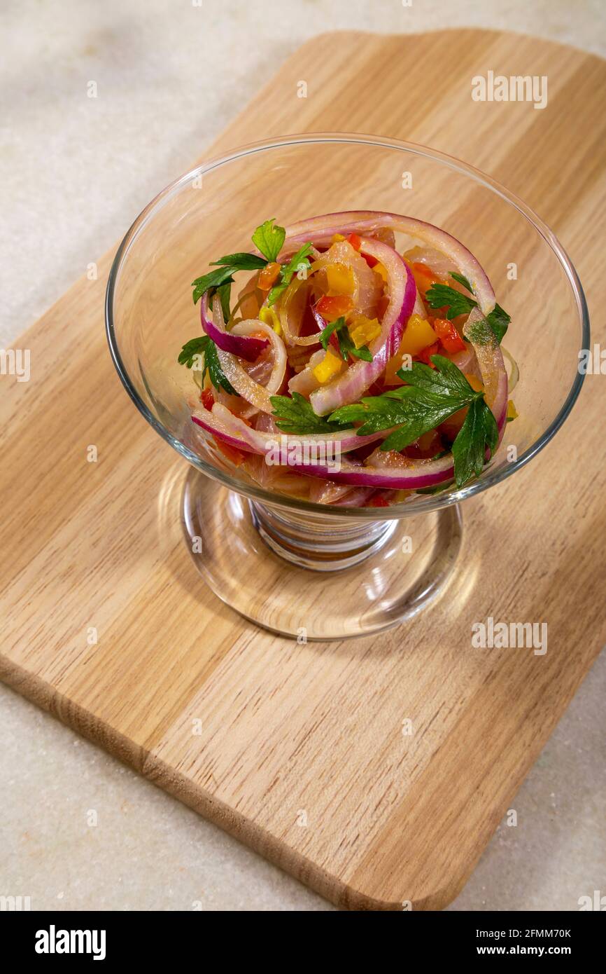 Seafood ceviche, typical dish from Peru Stock Photo - Alamy