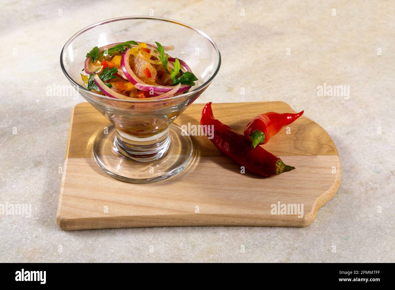 Seafood ceviche, typical dish from Peru Stock Photo - Alamy