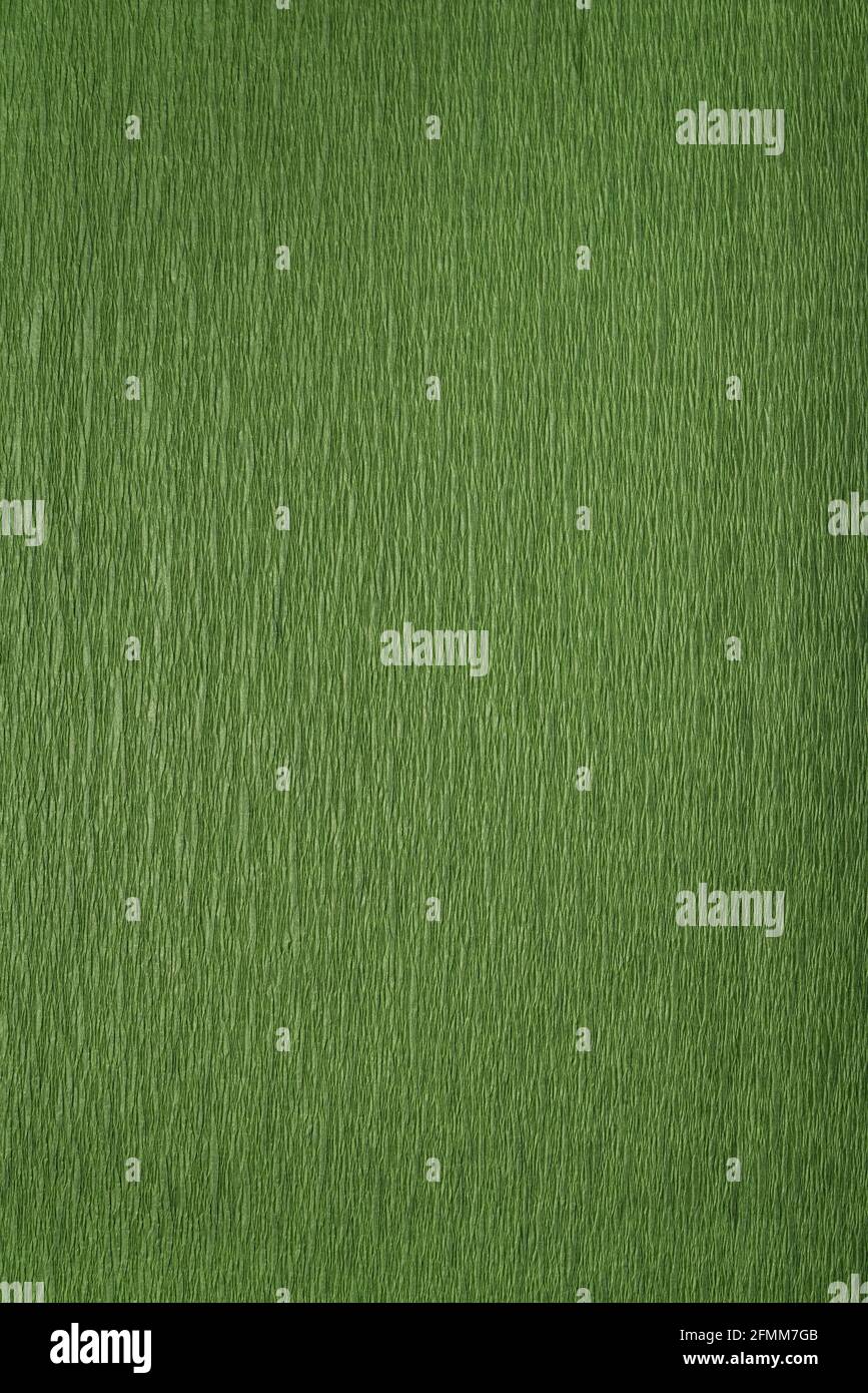 Green wrapping paper close-up. Green textured background. Vertical ...