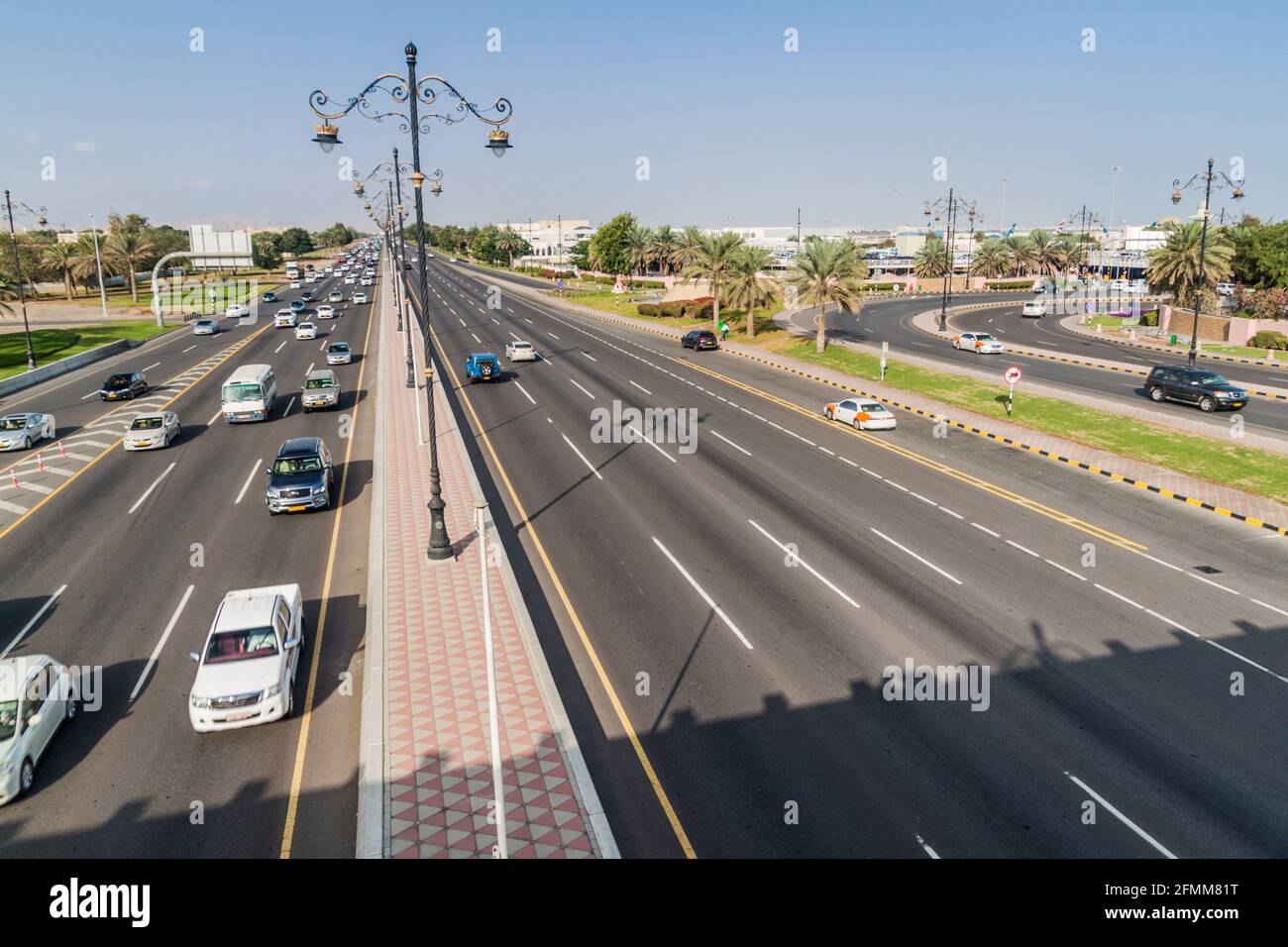 Oman muscat sultan qaboos street hi-res stock photography and images ...