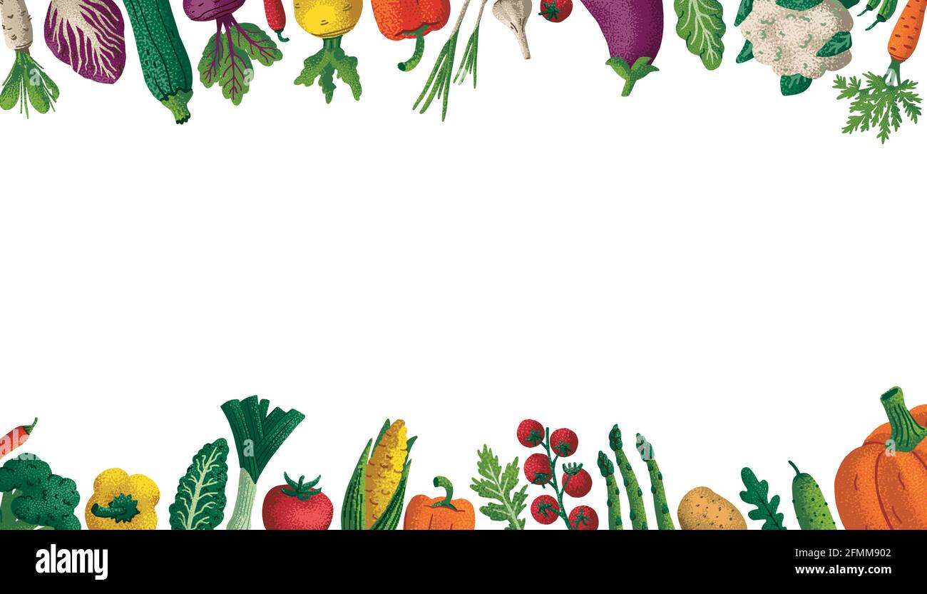 Wide horizontal Healthy eating background. Copy space. Variety of ...