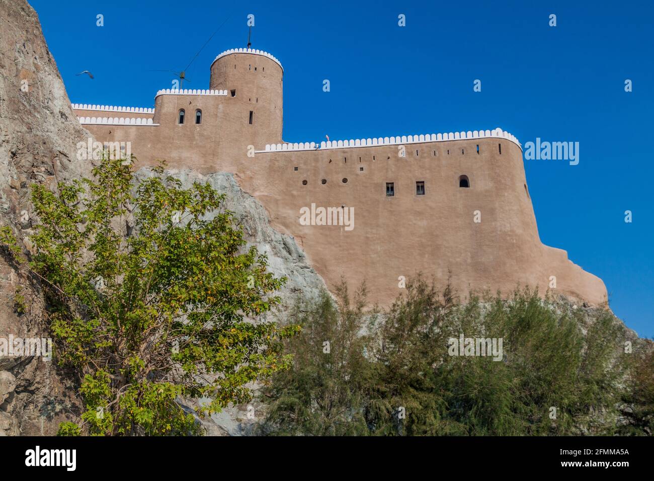 Al Mirani Fort in Muscat, Oman Stock Photo - Alamy