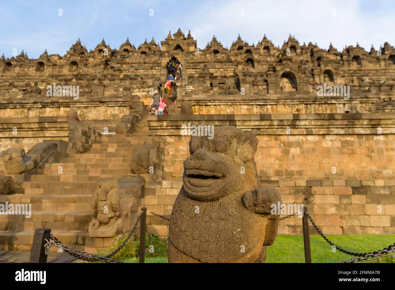 Yogyakarta, Java, Indonesia: Nov 15, 2017: Tourist on Borobudur Temple ...