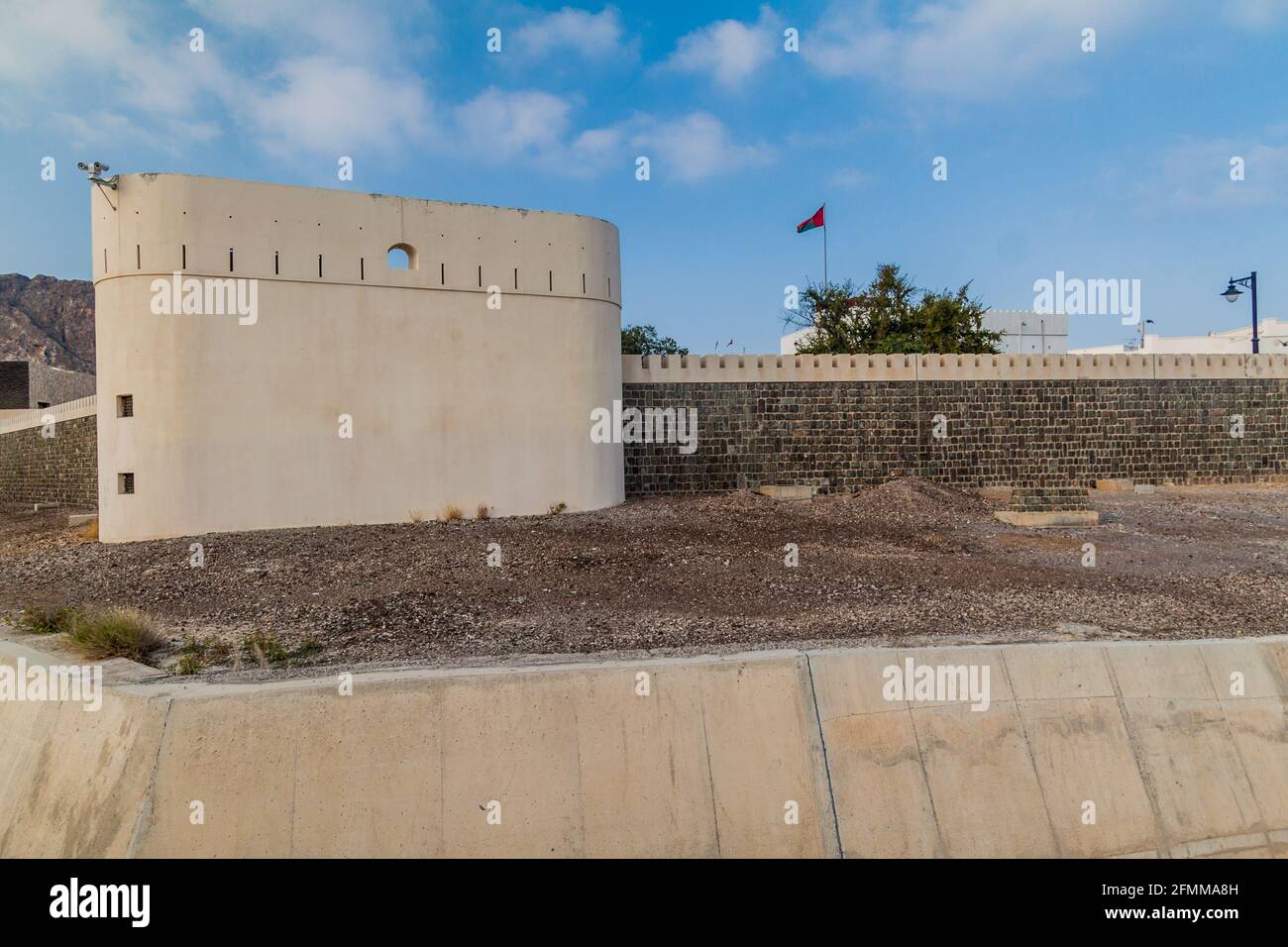 Walls of Old Muscat, Oman Stock Photo - Alamy