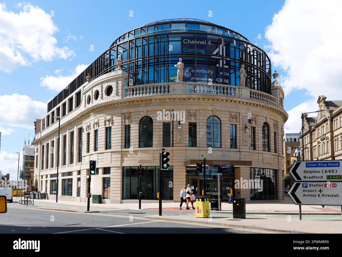 The Majestic Building in the city centre of Leeds, the new home of ...
