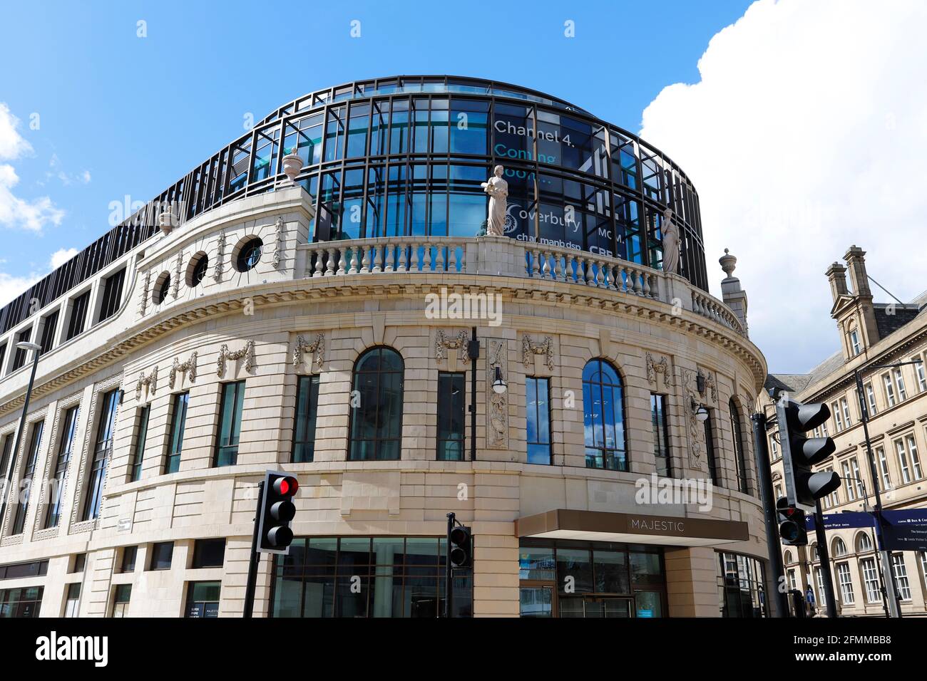 The Majestic Building in the city centre of Leeds, the new home of ...