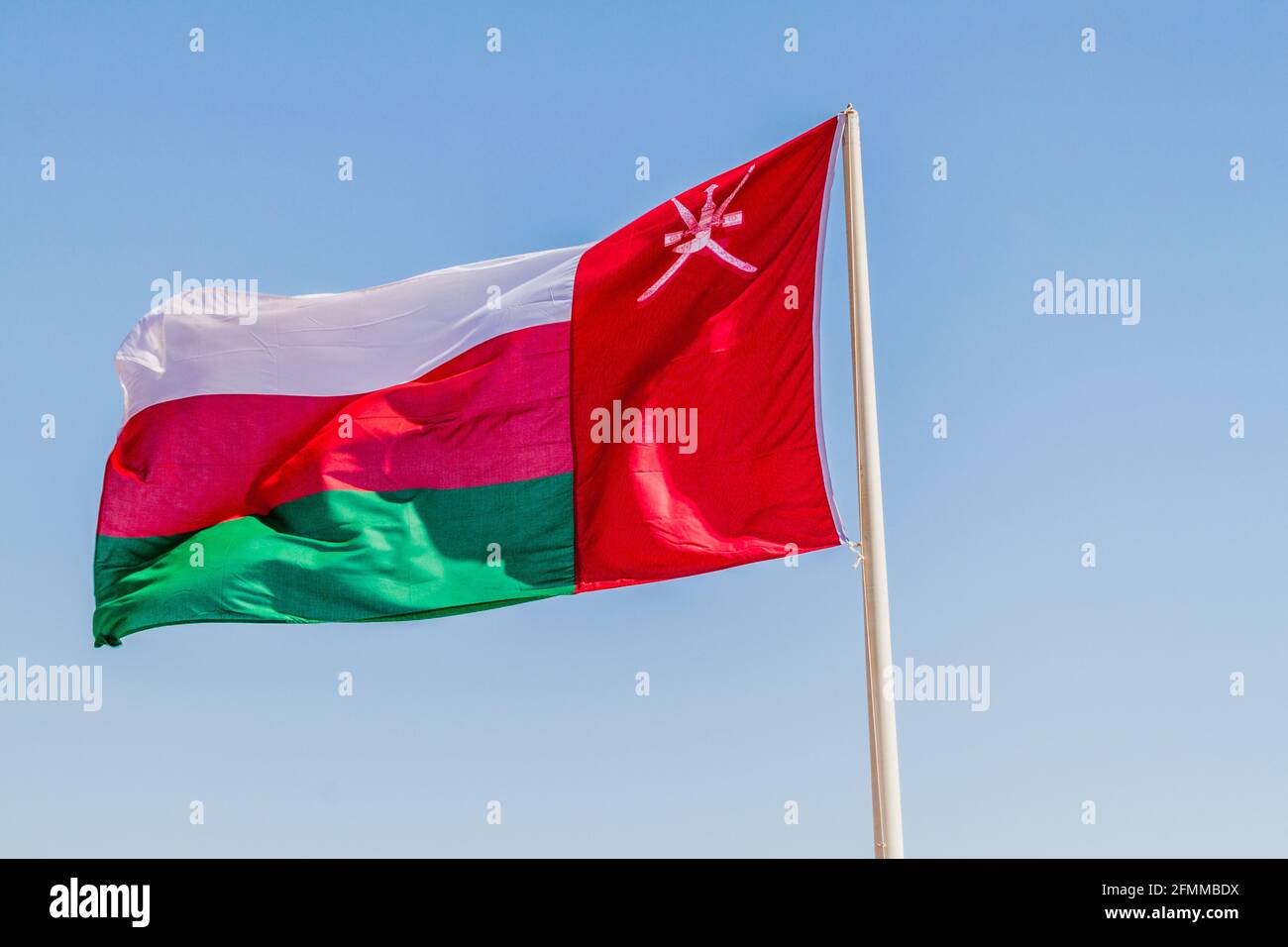 Flag of Oman Stock Photo - Alamy
