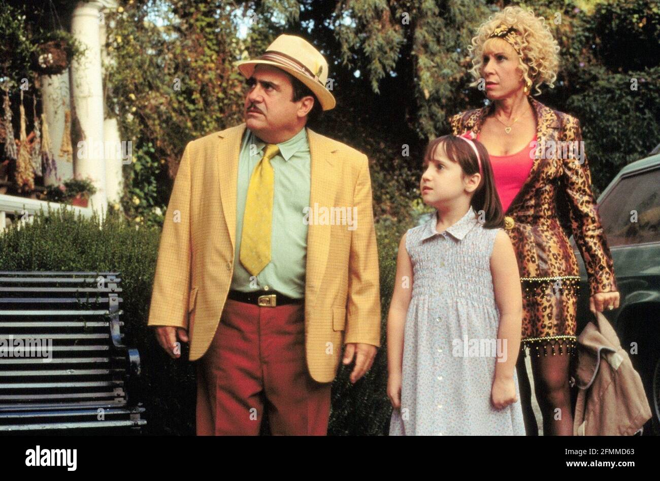 Danny DeVito, Rhea Perlman, Mara Wilson, "Matilda" (1996) Sony Pictures / File Reference # 34145 ...