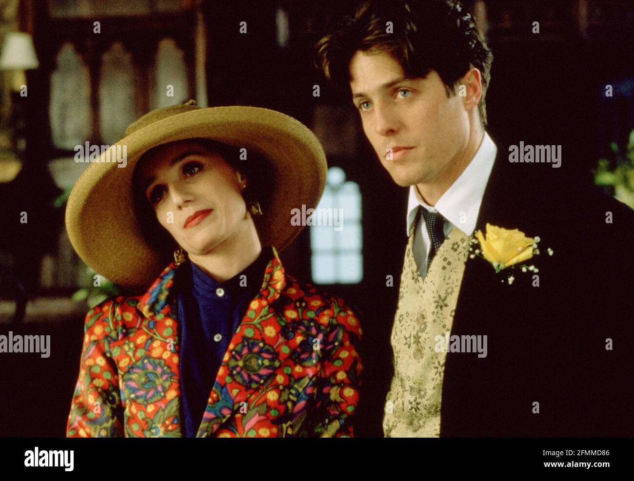 Kristin Scott Thomas, Hugh Grant, "Four Weddings and a Funeral" (1994 ...