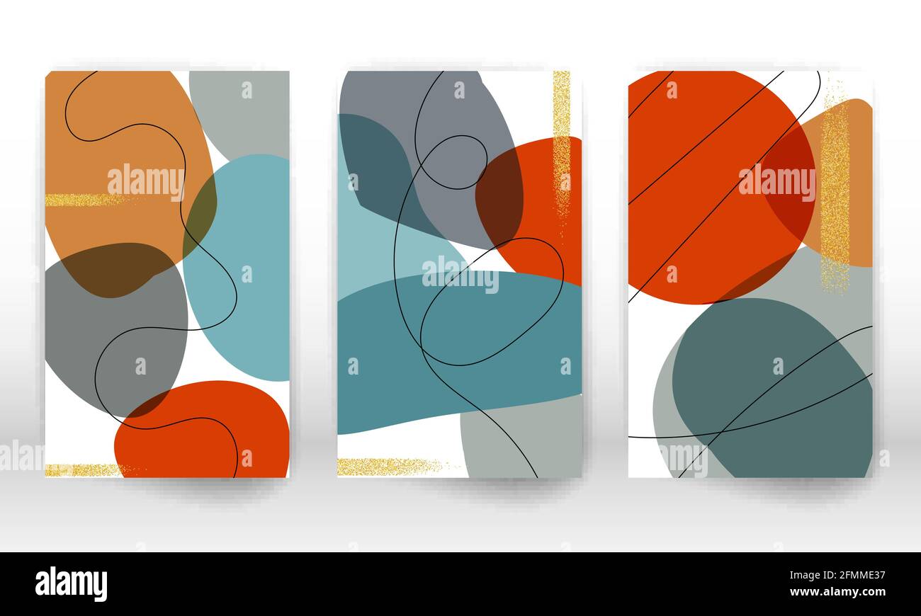 Watercolor effect design cover. Hand drawn geometric shapes. Doodle ...