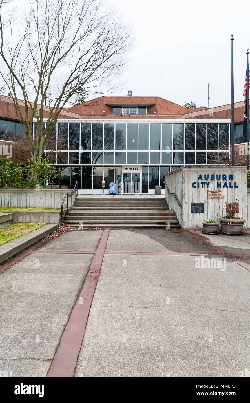 City Hall Plaza in Auburn, Washington Stock Photo - Alamy