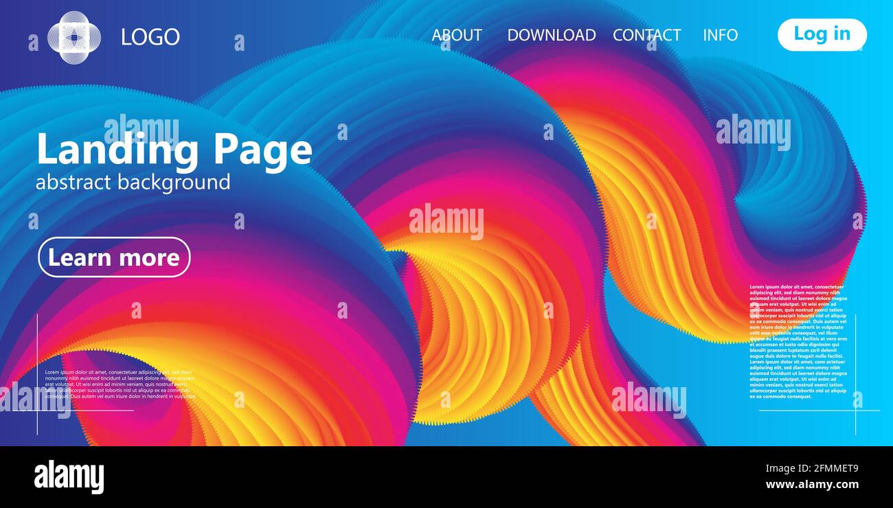 Colorful abstract liquid flow background Stock Vector Images - Alamy