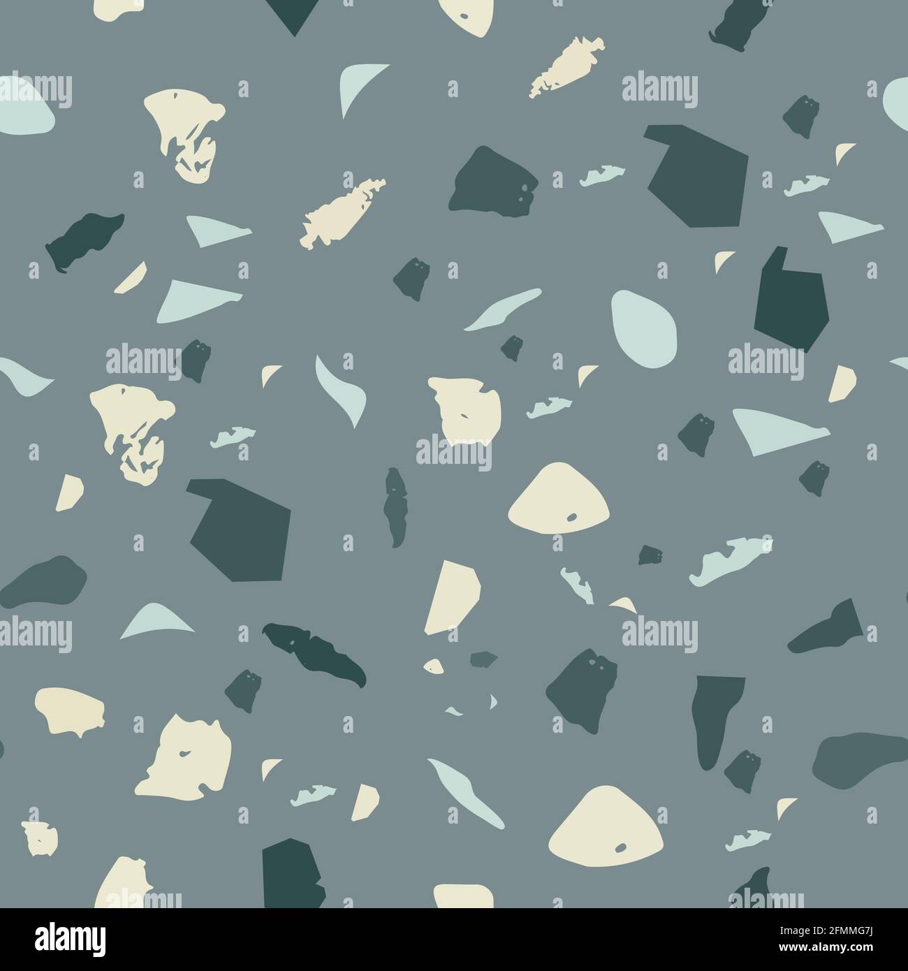 Terrazzo seamless pattern. Earthy classic flooring texture ...