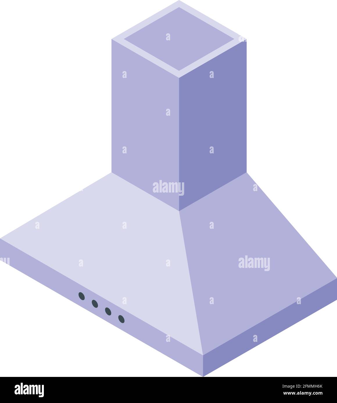 Kitchen hood icon. Isometric of Kitchen hood vector icon for web design ...