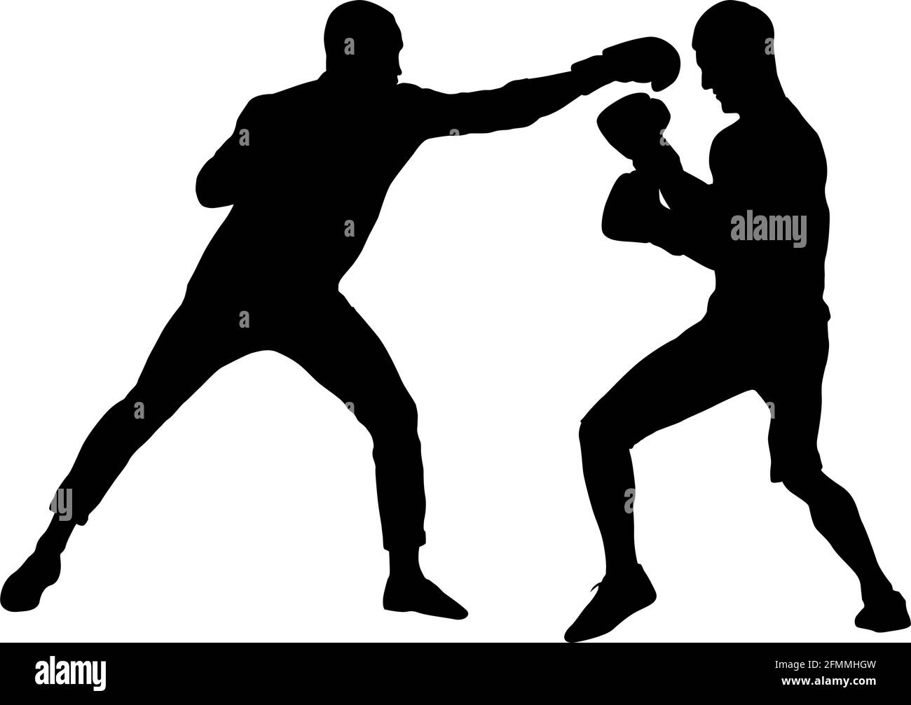 Boxing Silhouette