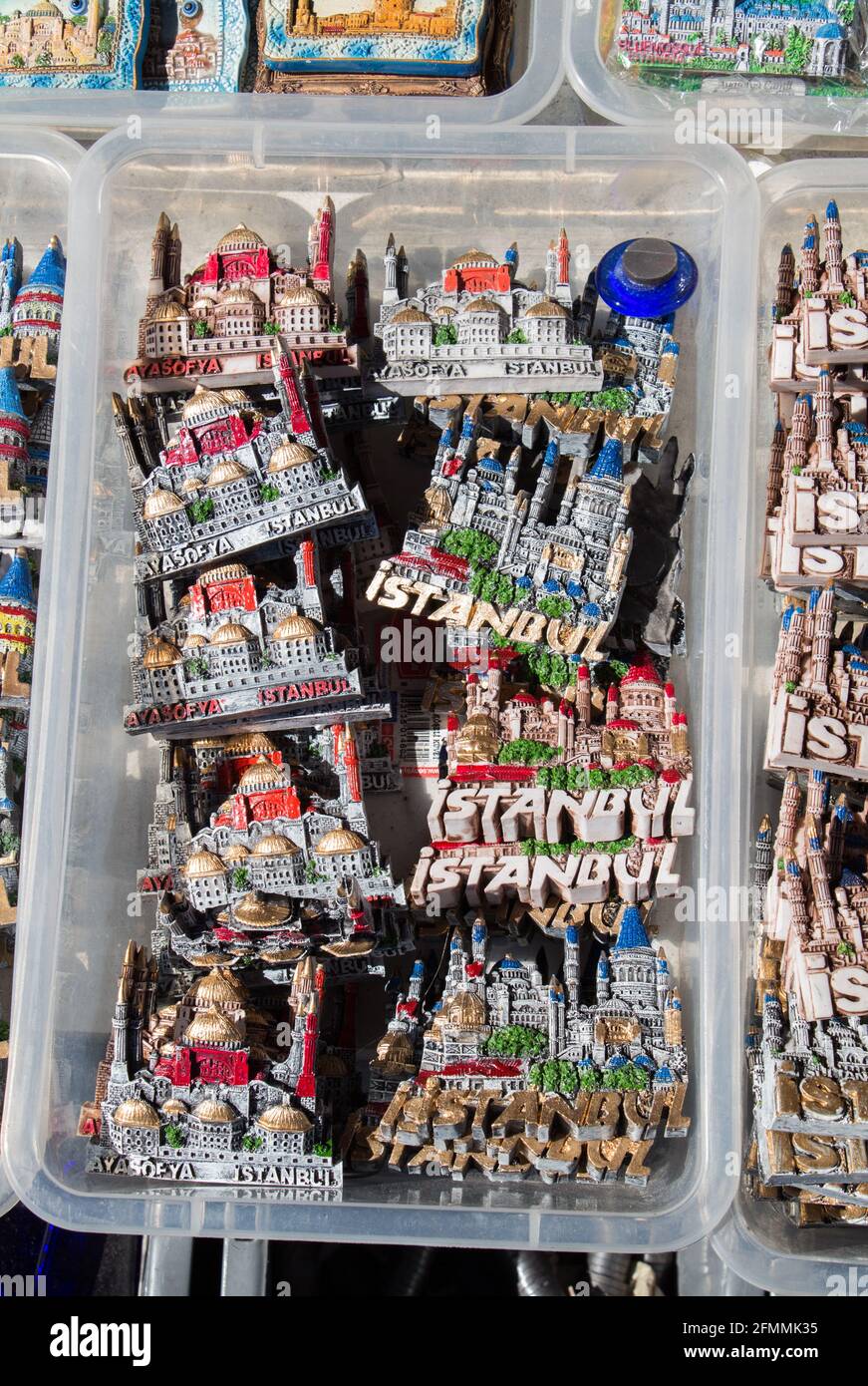 Colorful magnet souvenirs with İstanbul wording from Istanbul at a ...