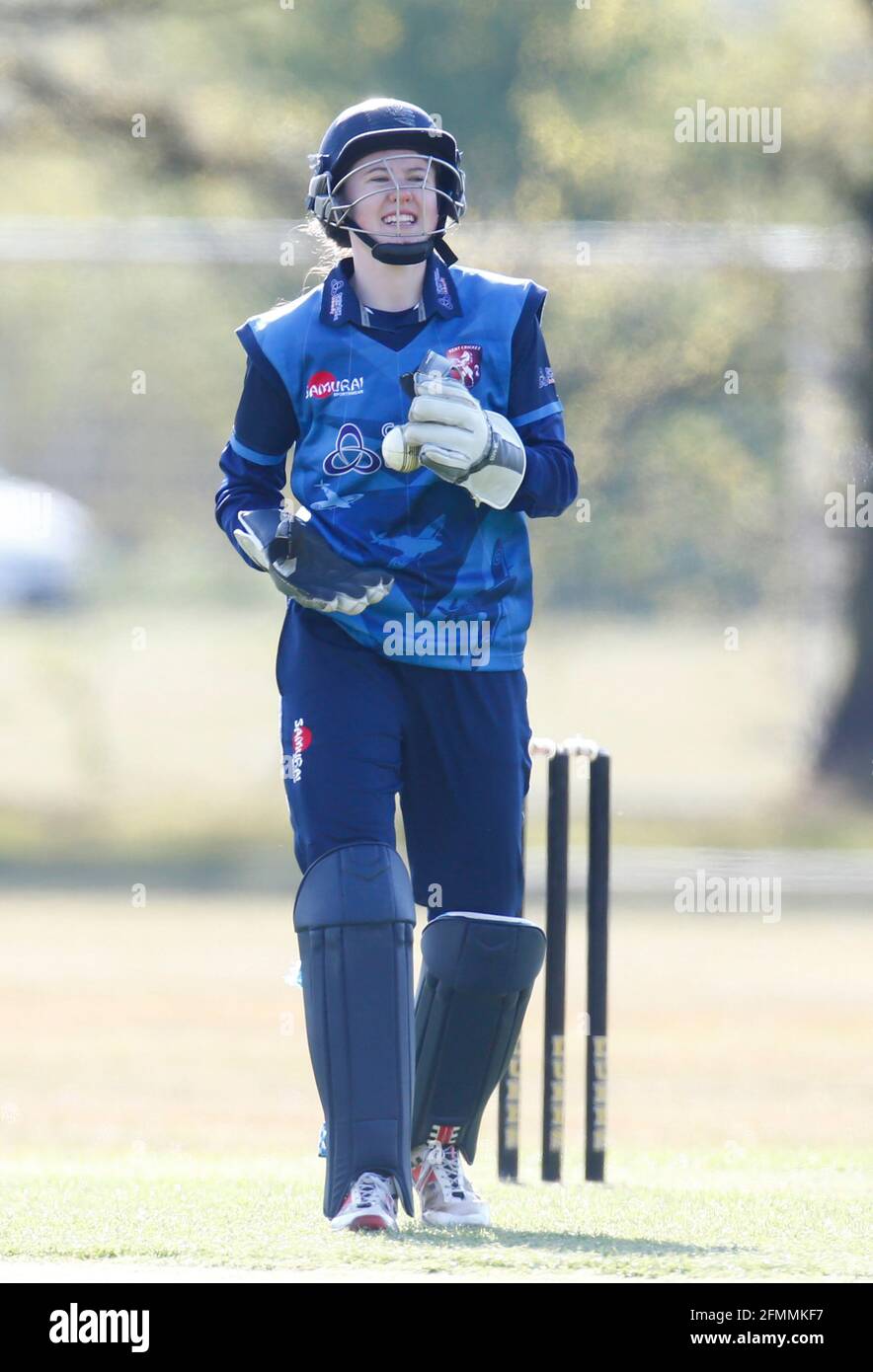 CHIGWELL, United Kingdom, MAY 01: Sarah Bryce of Kent Women during ...