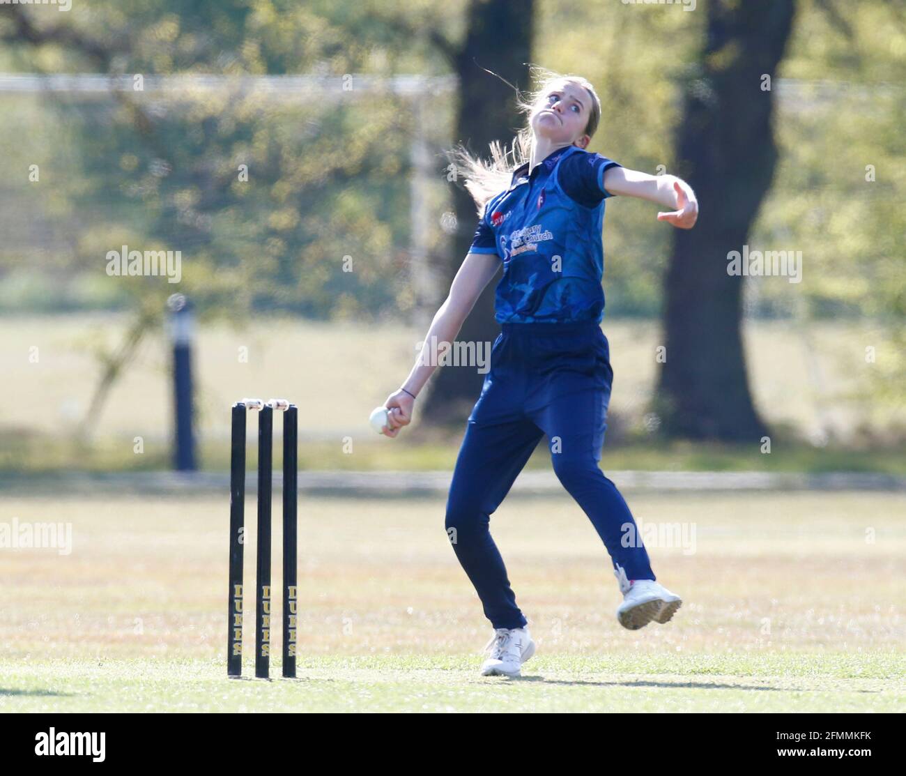 CHIGWELL, United Kingdom, MAY 01: Darcey Carter of Kent Women during ...
