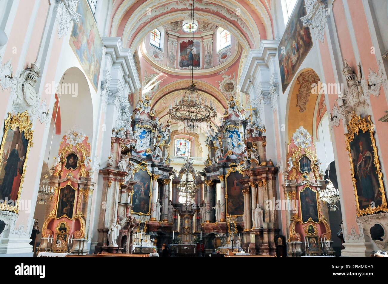 Vilnius Dominican Church Of The Holy Spirit High Resolution Stock ...
