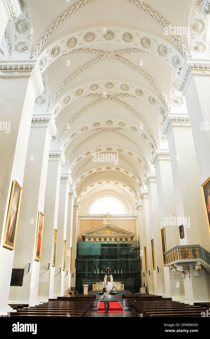 Cathedral Basilica of St Stanislaus and St Ladislaus of Vilnius in ...