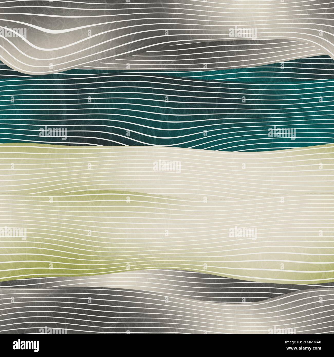 Seamless natural landscape hill pattern for print Stock Photo - Alamy