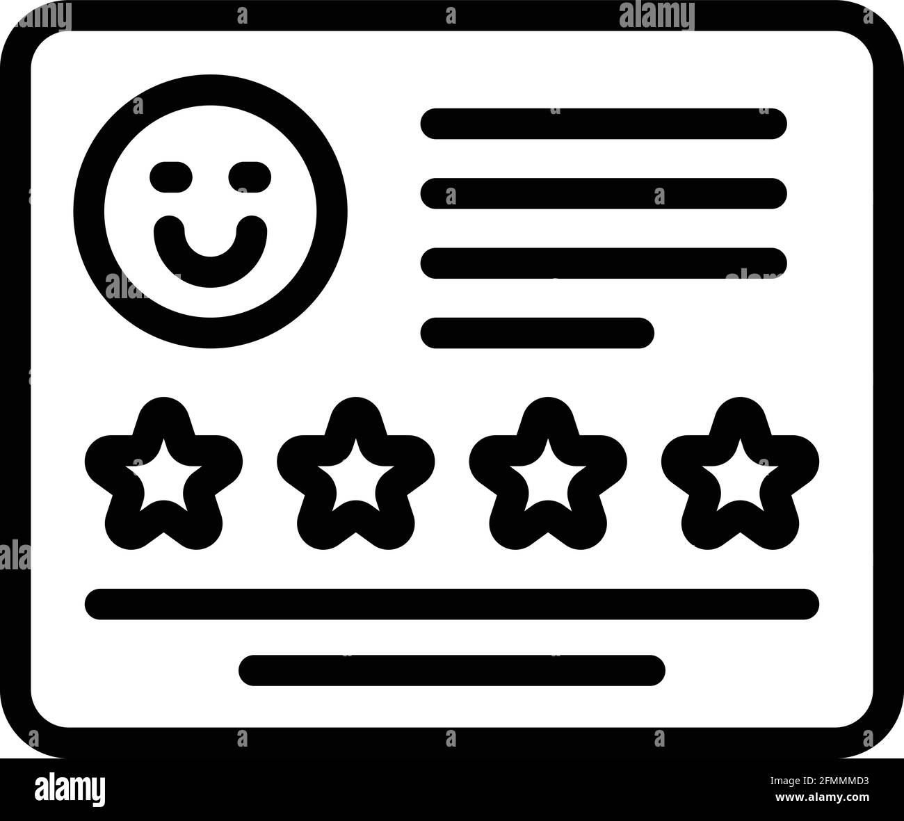 Human resources rating icon. Outline Human resources rating vector icon ...
