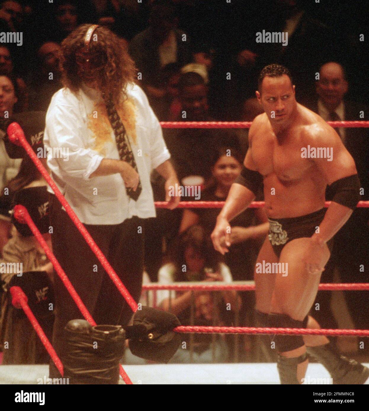 Mick Foley The Rock 1999 Photo By John Barrett/PHOTOlink Stock Photo ...