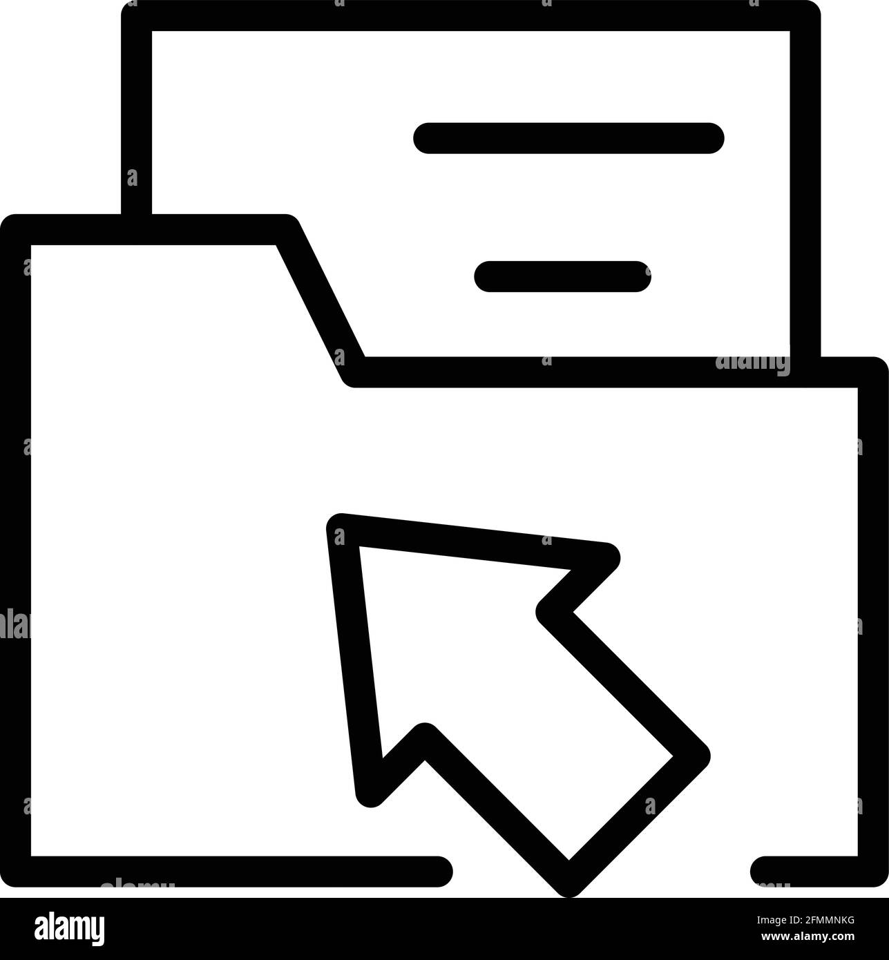 Api Personal Folder Icon Outline Api Personal Folder Vector Icon For Web Design Isolated On