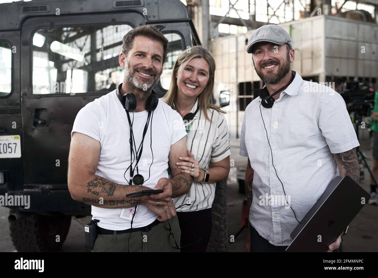 ARMY OF THE DEAD, from left: director Zack Snyder, co-producer Deborah ...