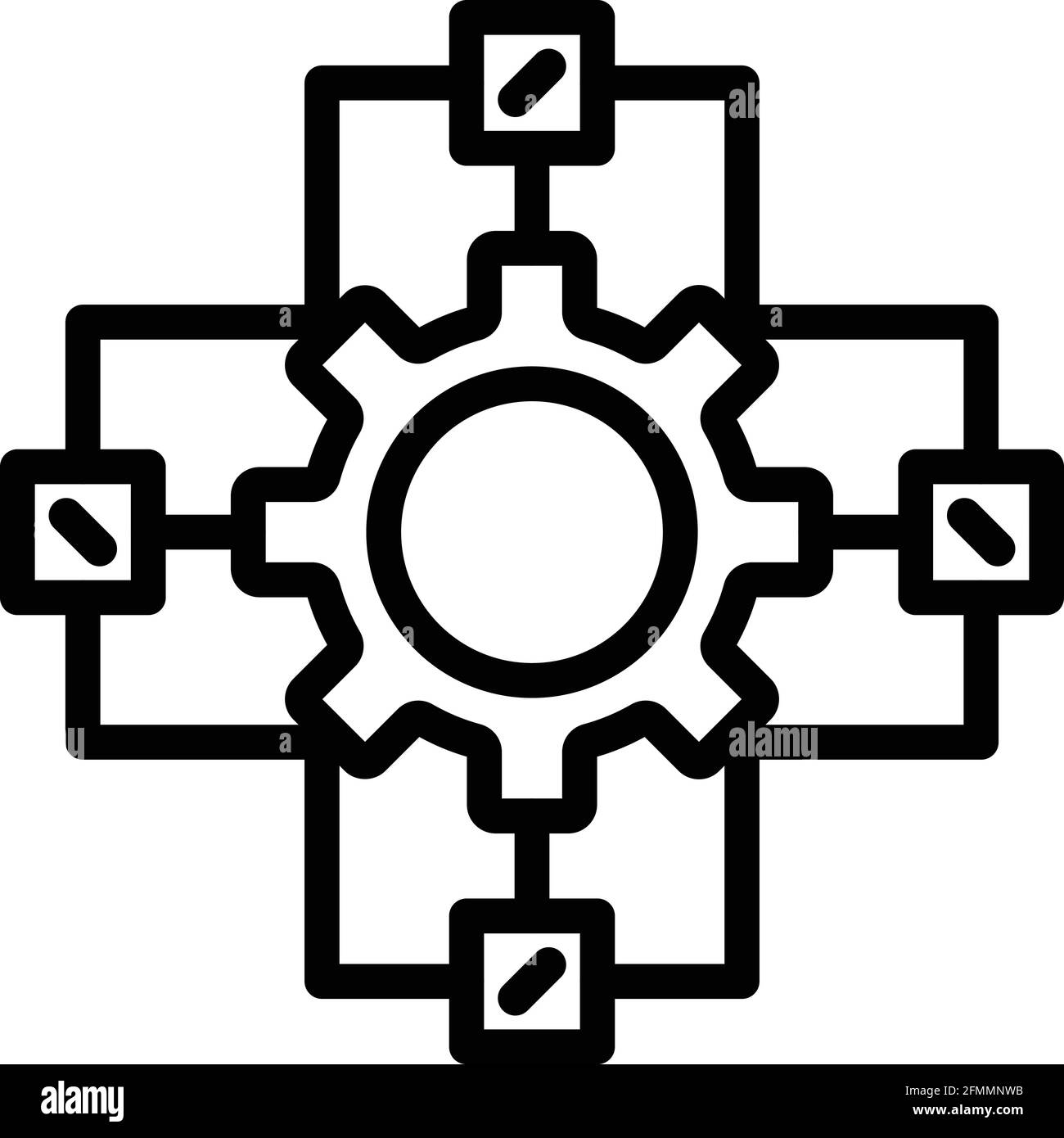 Api change wheel icon. Outline Api change wheel vector icon for web ...