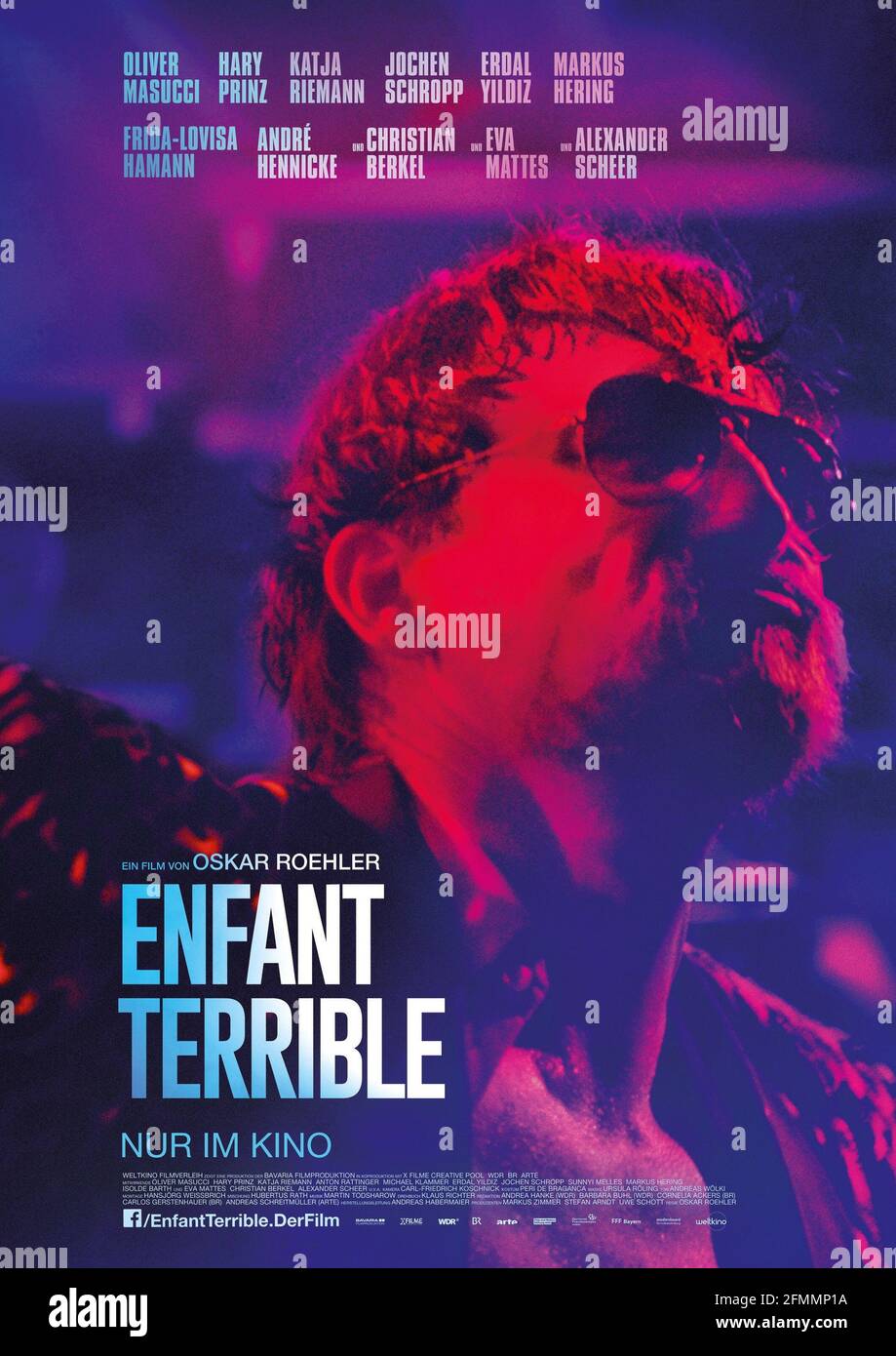 ENFANT TERRIBLE, German poster, Oliver Masucci as Rainer Werner ...