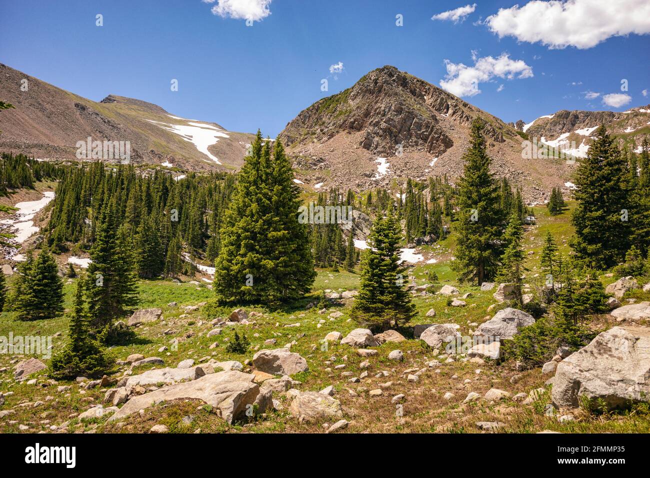 Haystack Mountain in the James Peak Wilderness, Colorado Stock Photo ...