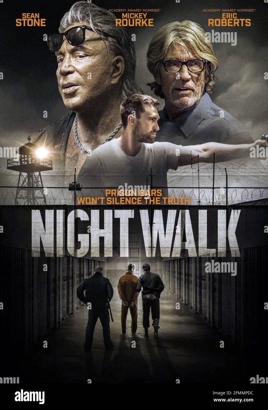 NIGHT WALK, poster, from left: Mickey Rourke, Sean Stone, Eric Roberts ...
