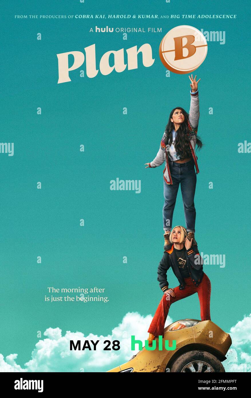 PLAN B, poster, from top: Kuhoo Verma, Victoria Moroles , 2021. © Hulu ...