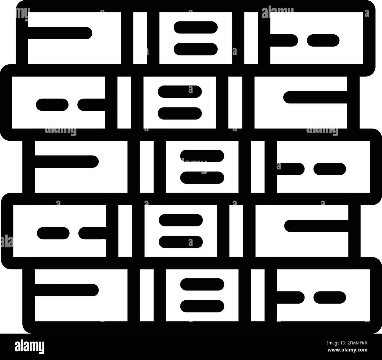 Cash stack laundry money icon. Outline Cash stack laundry money vector ...