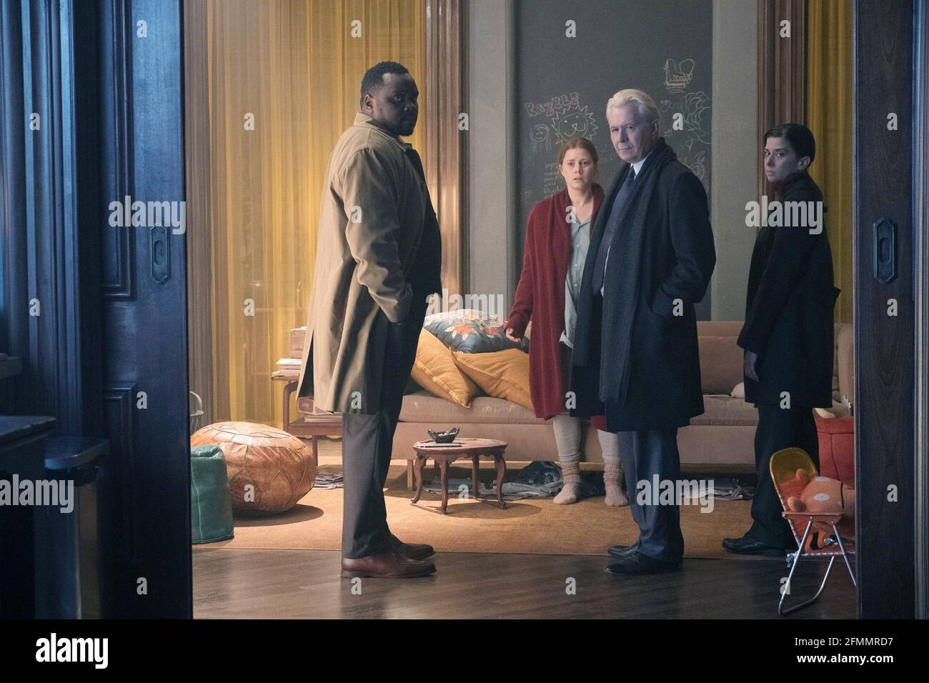 THE WOMAN IN THE WINDOW, from left: Brian Tyree Henry, Amy Adams, Gary ...
